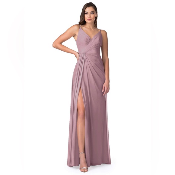 Azazie | Dresses | Azazie Desert Rose Bridesmaidprom Dress | Poshmark